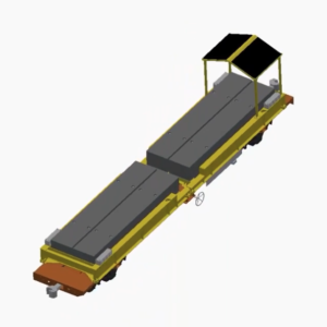 Durable Ballast Container for Freight Wagons