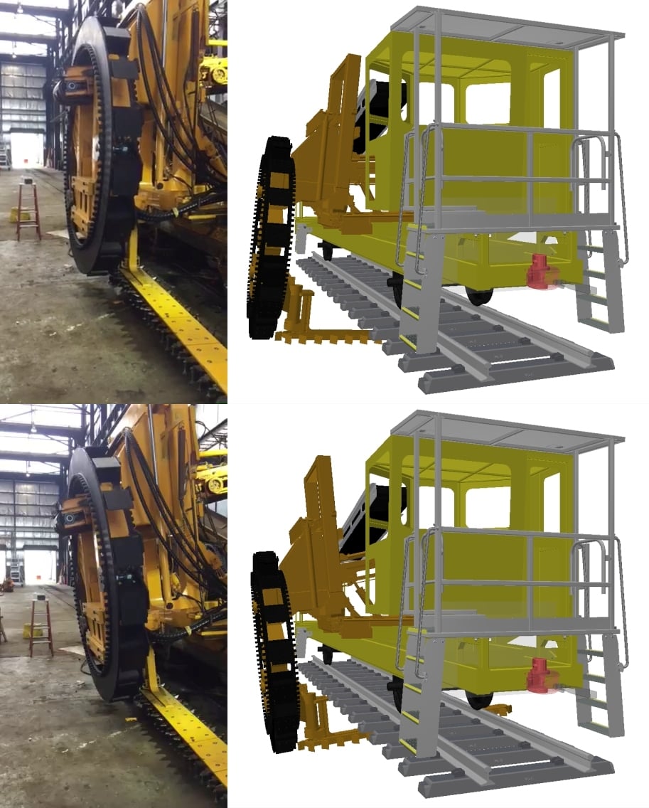 Optimised Rail Track Undercutter Camber Modification